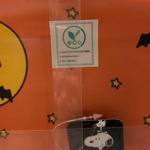 Peanuts | Dining | Peanuts Bamboo Plastic Halloween Themed Picnic Set ...